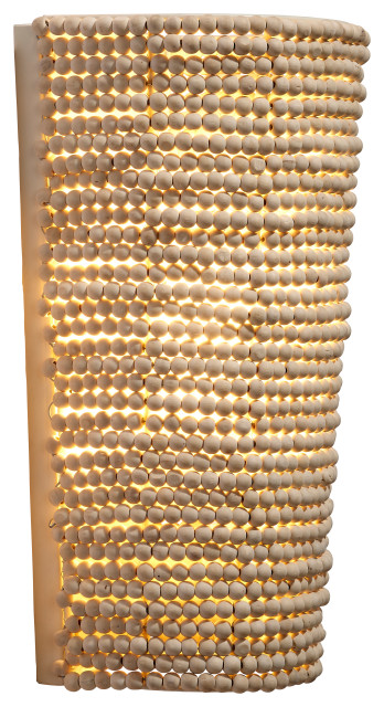 Seawall Beaded Cone Sconce - Beach Style - Wall Sconces - by Sideboards ...