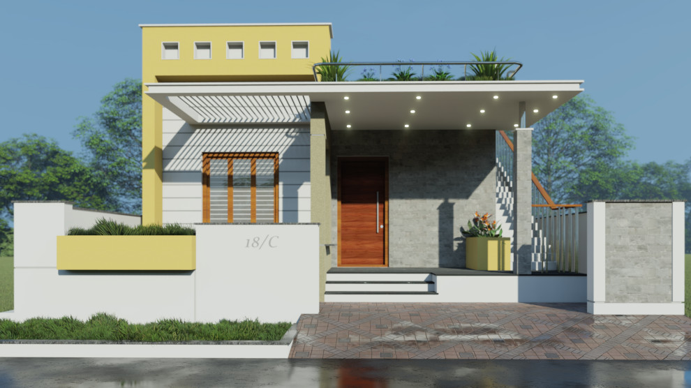 Mr.Sundar Residence - Indian - Exterior - Other - by Architect.Pandi ...