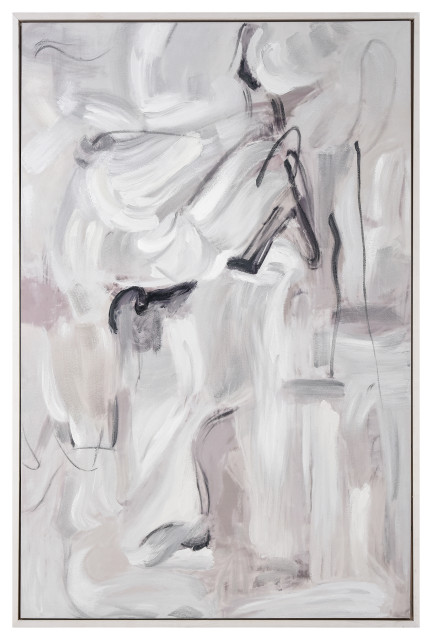 Ash Abstract Framed Wall Art Large - Contemporary - Prints And Posters ...