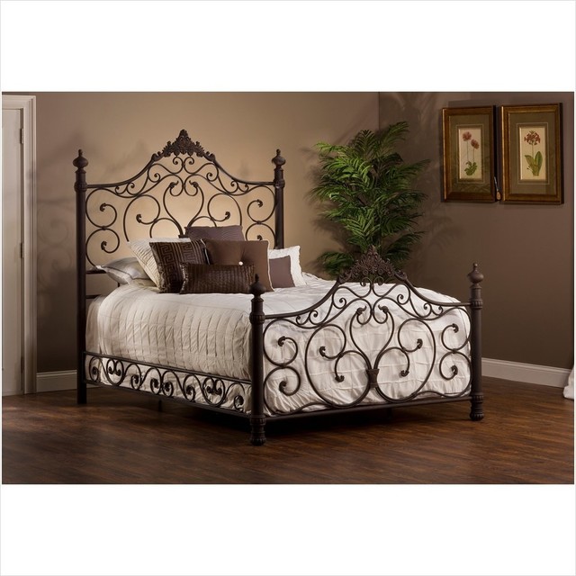 Baremore Bed Set, King, With Rails - Contemporary - Platform Beds - by ...