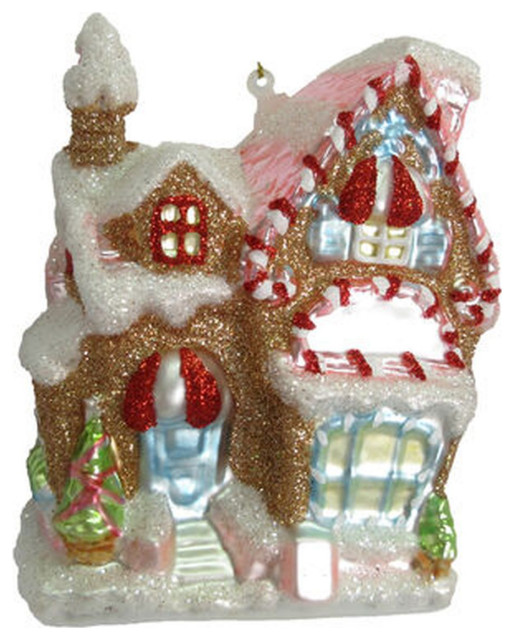 December Diamonds North Pole Sweet Shoppe Gingerbread House Ornament ...