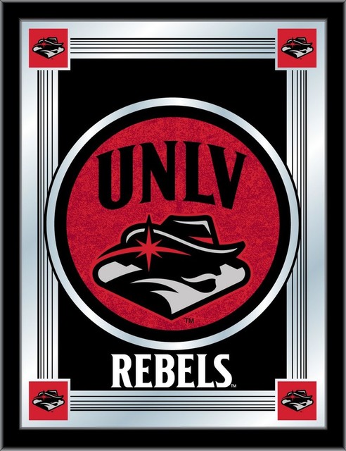 UNLV Logo Mirror - Contemporary - Wall Accents - by GwG Outlet | Houzz