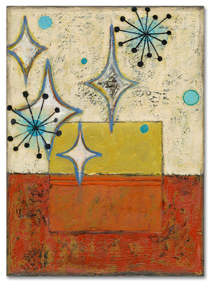 Rachel Paxton 'Sterling Cooper 7' Canvas Art, 14"x 19" - Midcentury ...