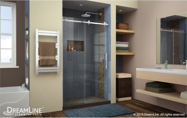 DreamLine Enigma Air Frameless Sliding Shower Door, SHDR-64487610-08 ...