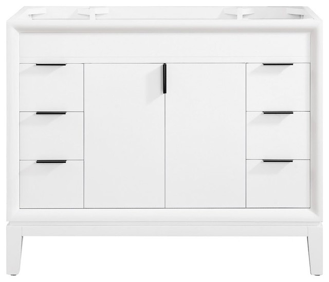 Avanity Emma 42" Vanity Only, Dove Gray - Contemporary - Bathroom ...