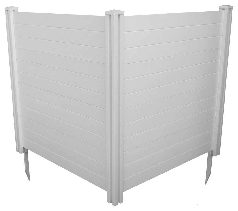 Premium Vinyl Privacy Screen - Contemporary - Home Fencing And Gates ...