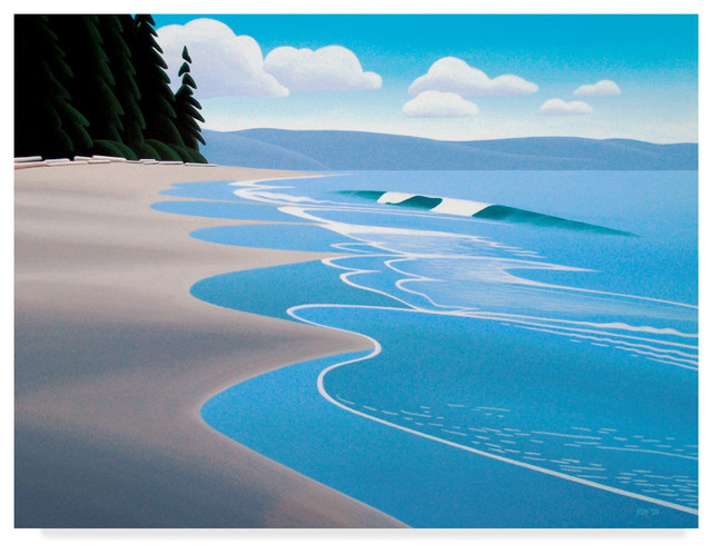 Ron Parker 'Summer Sand' Canvas Art, 19"x14" - Beach Style - Prints And ...