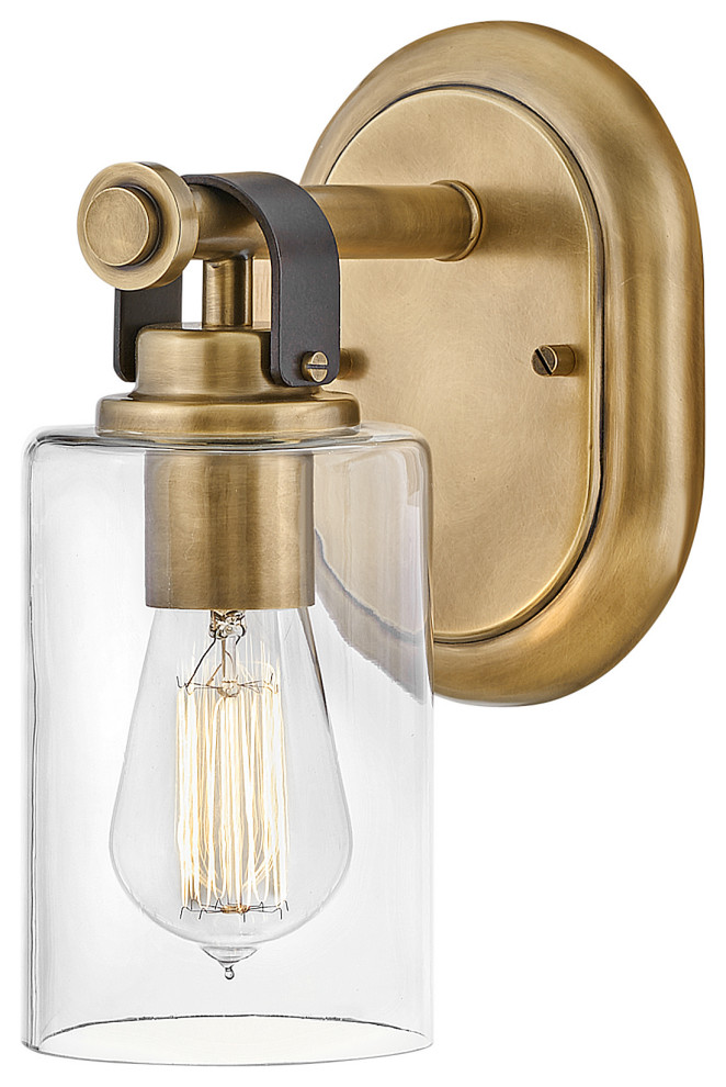 Hinkley Lighting 52880 Halstead 10" Tall Bathroom Sconce - Transitional - Bathroom Vanity ...