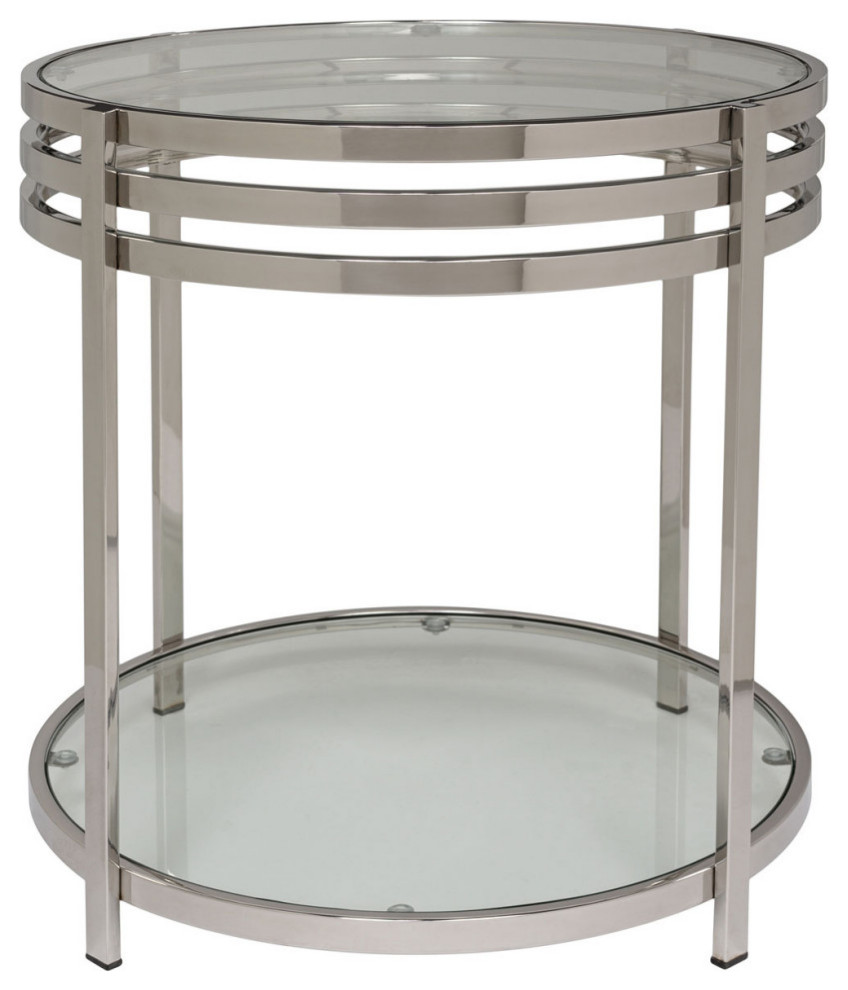 Lilac Glass End Table - Contemporary - Side Tables And End Tables - by ...