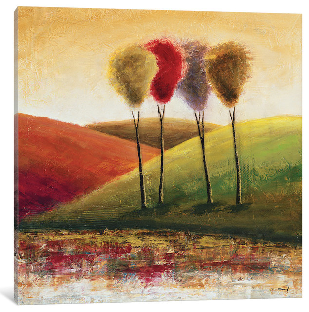 "Endless Hills I" by Mike Klung, Canvas Print, 12x12x1.5 ...