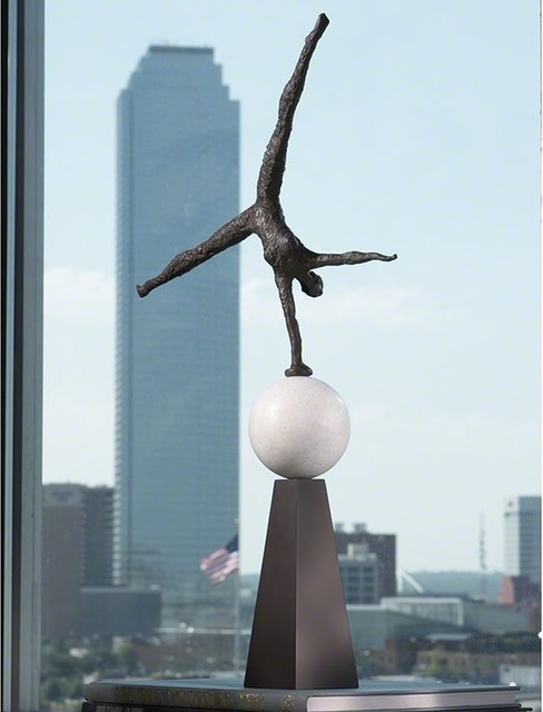 Modern Acrobat Sculpture - Contemporary - Decorative Objects And ...