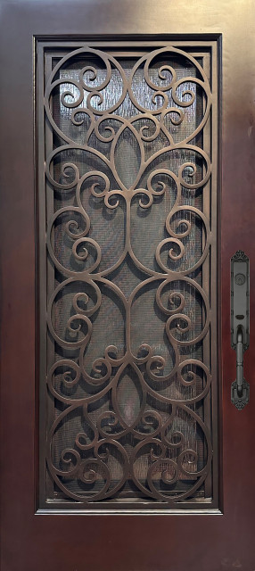 Forever Door, Exterior Front Entry Composite Door FRC06, 36"x80", Left ...