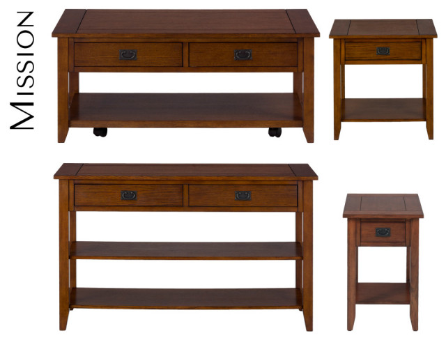 Mission Oak Cocktail Table - Transitional - Side Tables And End Tables ...