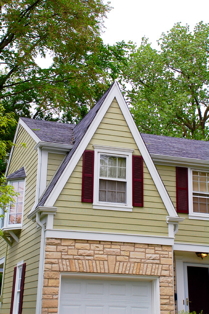 Heathered Moss Exterior, Wilmette, IL James Hardie Siding Remodel ...