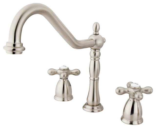 Heritage 8" Center Kitchen Faucet without Deck - Traditional - Kitchen ...