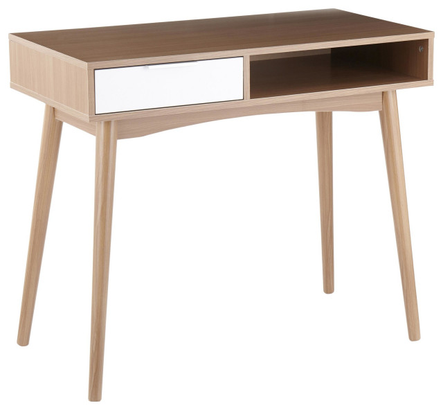 Pebble Desk - Midcentury - Desks And Hutches - by LumiSource | Houzz