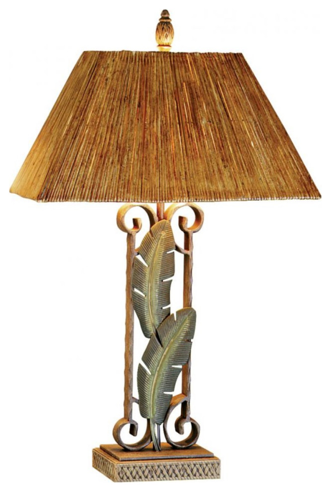 Pacific Coast Banana Leaves 1-Light Table Lamp, Multitone-Paradise ...