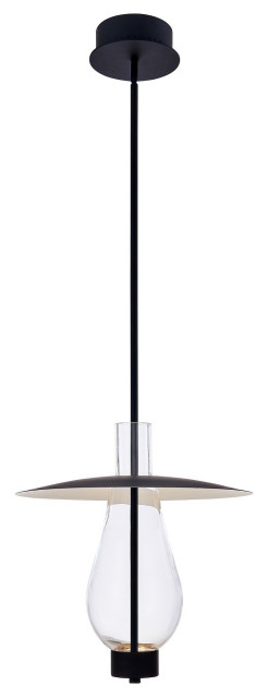 Hugo LED Pendant in Matte Black - Transitional - Pendant Lighting - by ...