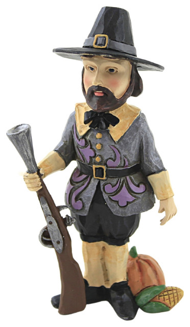 Harvest Pilgrim Mini - 1 Item 4 Inch, Polyresin - Thanksgiving First ...