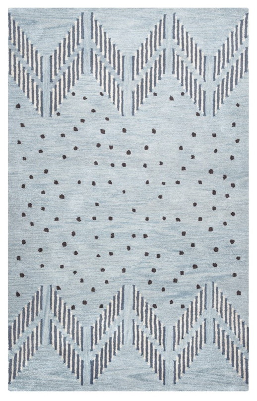 Rizzy Home Tumble Weed Loft Collection Rug, 5'x8' - Contemporary - Area ...