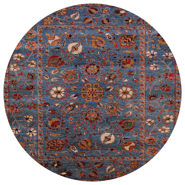 Ahgly Company Indoor Rectangle Mid-Century Modern Area Rugs, 5' x 7', 8 ...