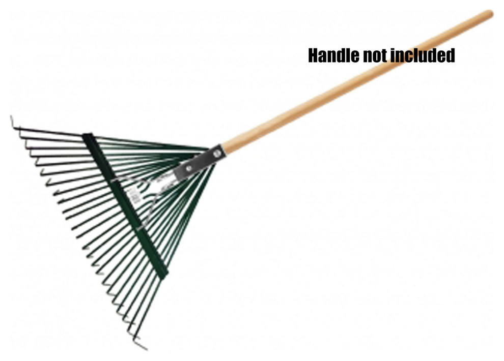 Deluxe Spring Action Leaf Rake With 24" Head Only - Forks Rakes And ...