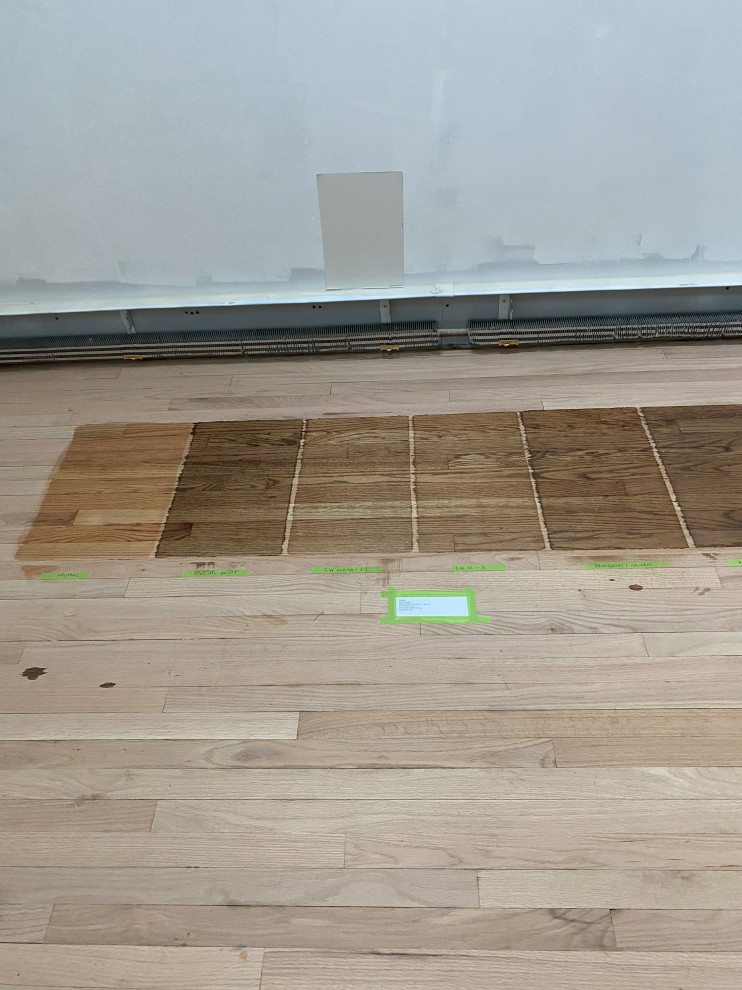 Pink blocker under special walnut? On red oak