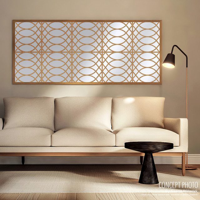 Extra Small Conroe Decorative Fretwork Wall Panels, Architectural Grade ...