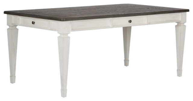 Rectangular Leg Table White - Contemporary - Dining Tables - by Bison ...