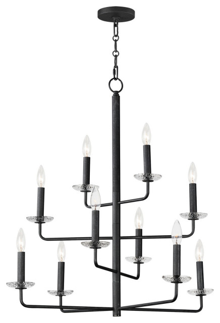 Maxim Madeira Ten Light Chandelier - Transitional - Chandeliers - by ...