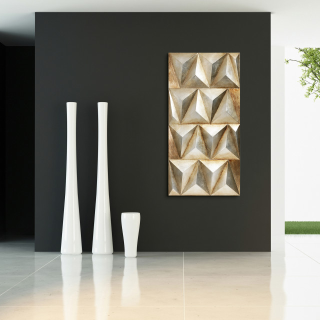 "Steel" Mixed Media Iron Hand Painted Dimensional Wall Art ...