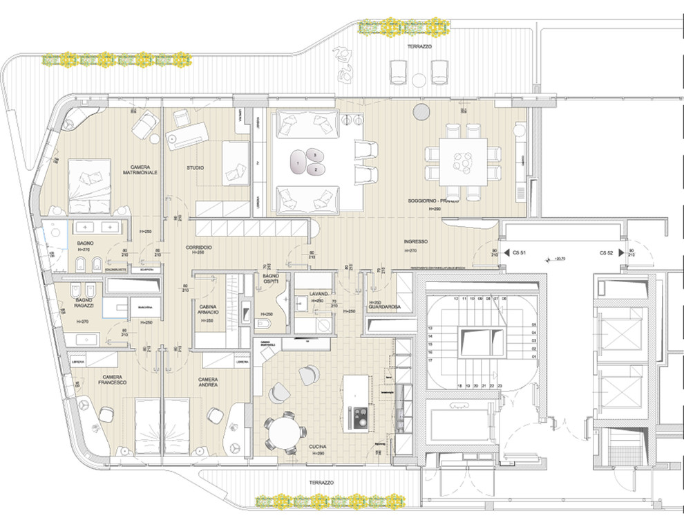 Zaha Hadid Interior Design Plan