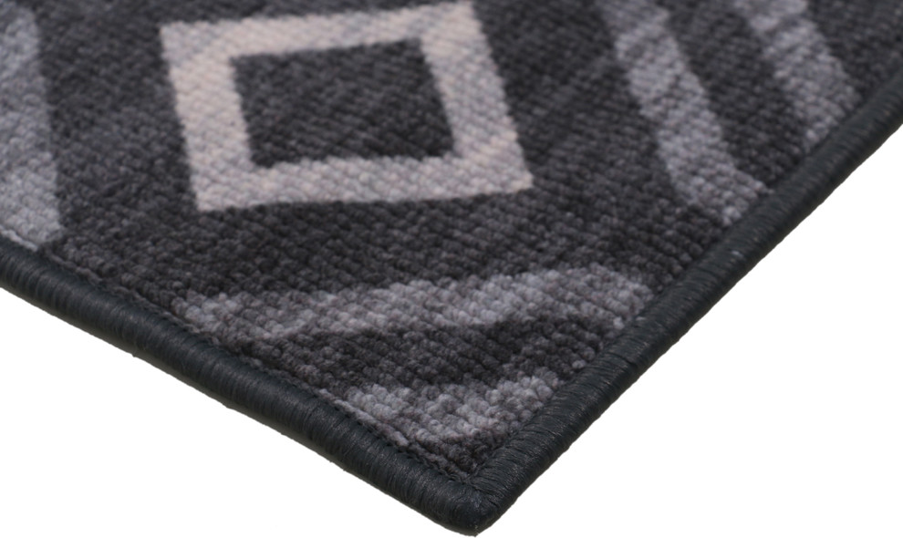 RugSmith Gray Manali Modern Geometric Area Rug, 3'x5', 3'x5 ...