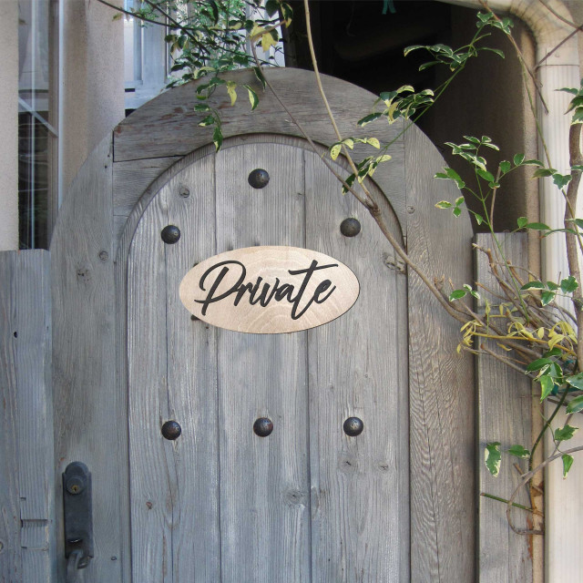 Private sign No entry sign Business sign Home sign Wooden sign ...