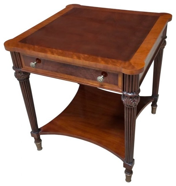 Square Mahogany End Table - Traditional - Side Tables And End Tables ...