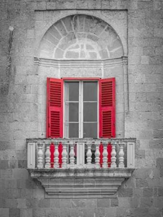 Traditional Maltese balcony Mdina Malta Print, 18 x 24 - Contemporary ...