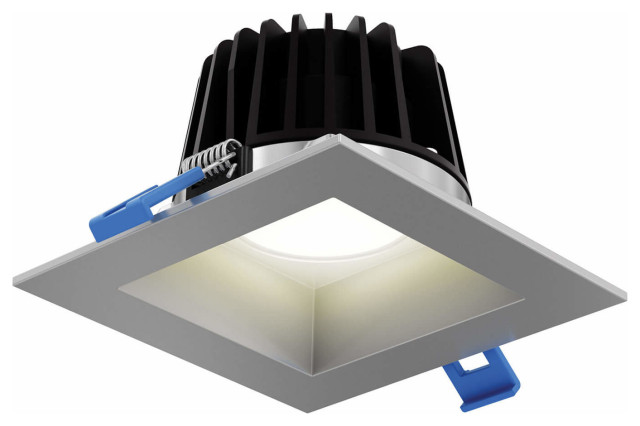 6" Square Indoor/Outdoor Regressed LED Down Light - Modern - Recessed ...