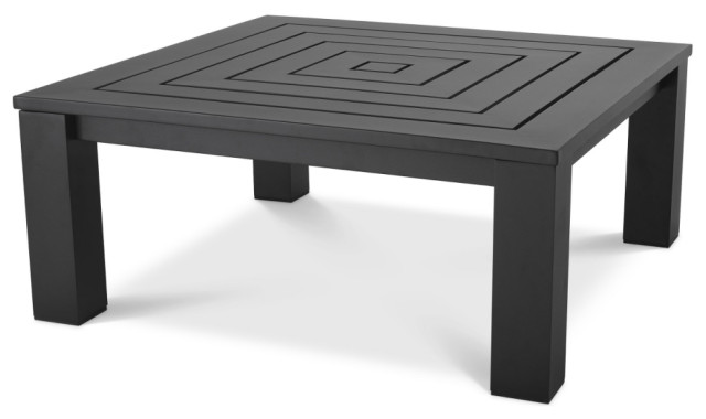 Black Square Outdoor Coffee Table | Eichholtz Vistamar - Transitional ...