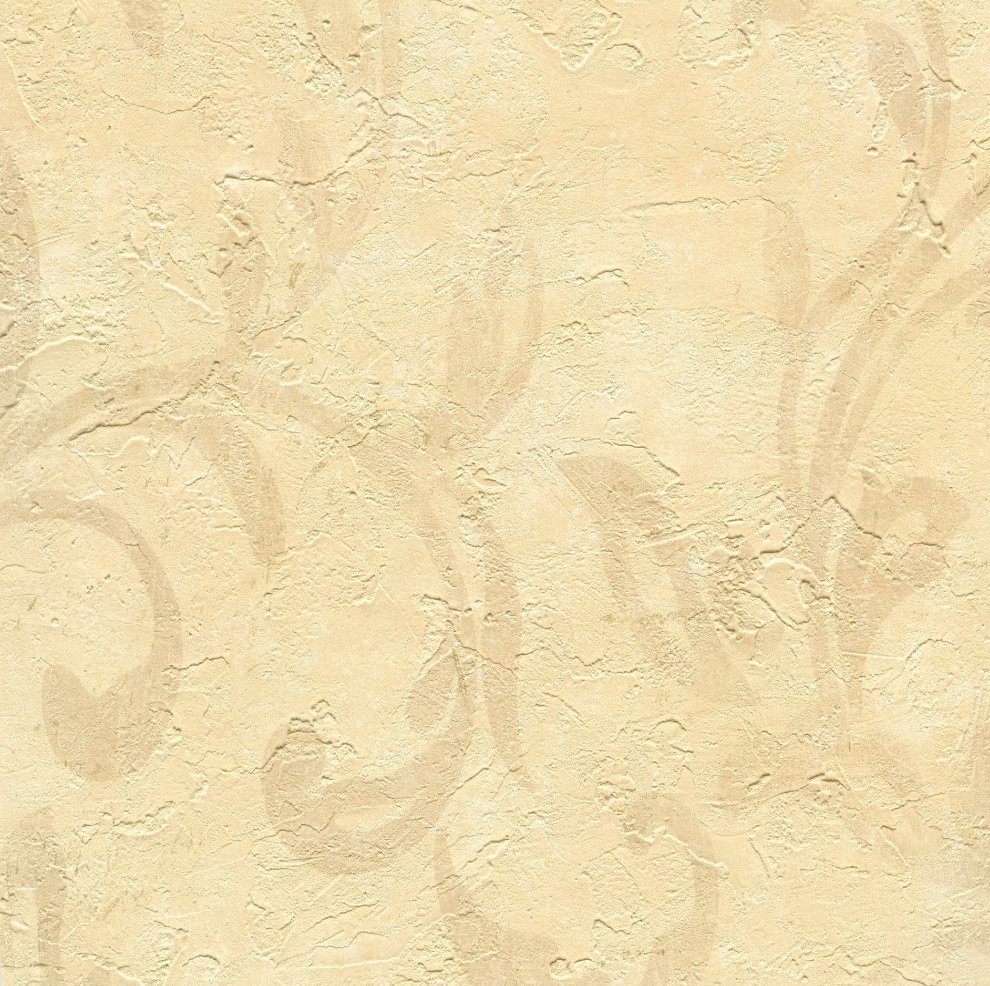 Plume Cafe Modern Scroll Wallpaper, Sample - Traditional - Wallpaper ...