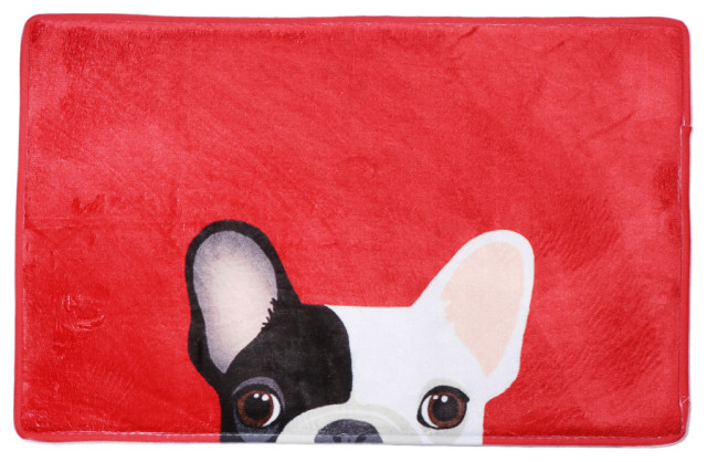 Frenchie Color Mat - Contemporary - Bath Mats - by Petorama | Houzz