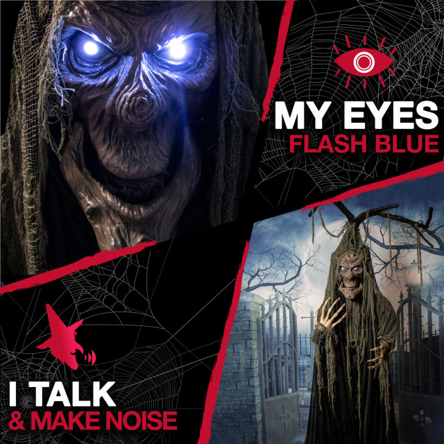 Life-Size Animated Haunted Talking Tree Prop With Moving Mouth ...