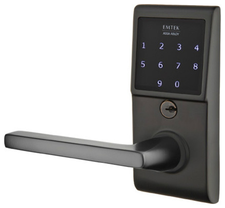 Emtek E4020 EmTouch Passage Keyless Lever E4020HLOUS19LH - Transitional ...