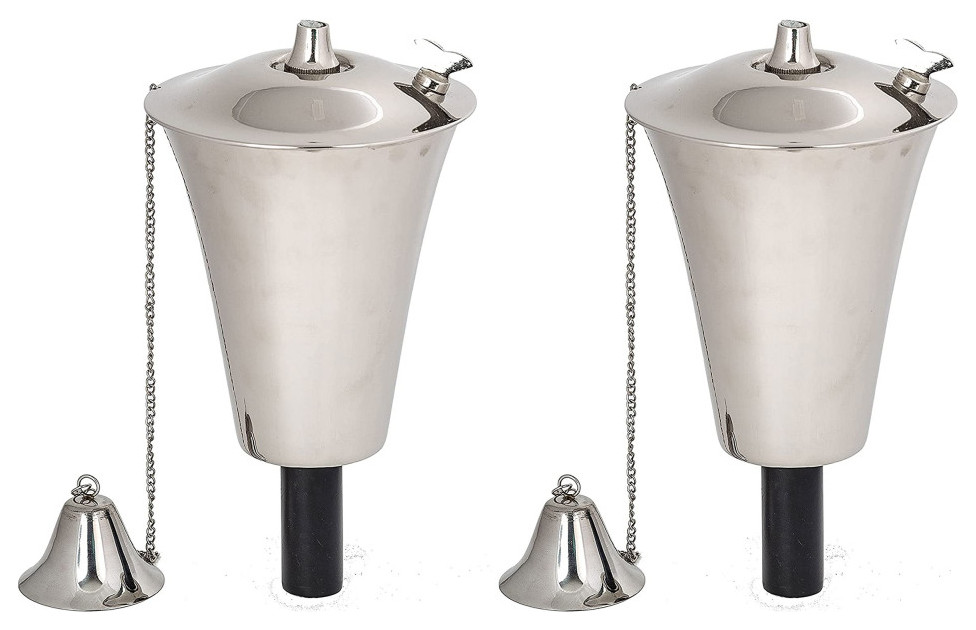 Kona Tiki Style Torch With Pole and Snuffer - Transitional - Outdoor ...