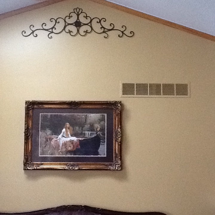 Air return on wall...