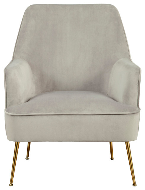 Rebecca Leisure Chair, Gray - Midcentury - Armchairs And Accent Chairs ...