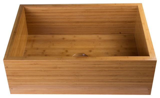 Alfi Brand Ab3021 30" Single Bowl Bamboo Kitchen Farm Sink - Asian ...