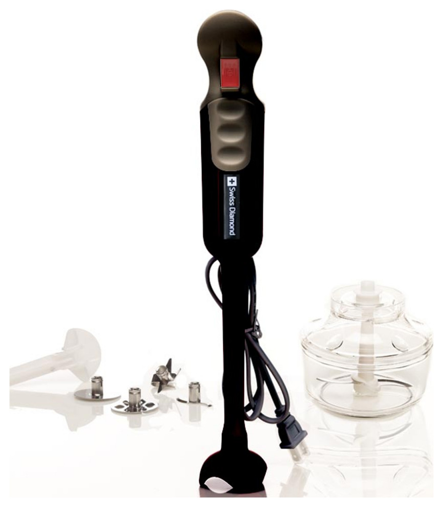 Swiss Diamond - Jet Mix Immersion Blender - Matte Black - Traditional ...