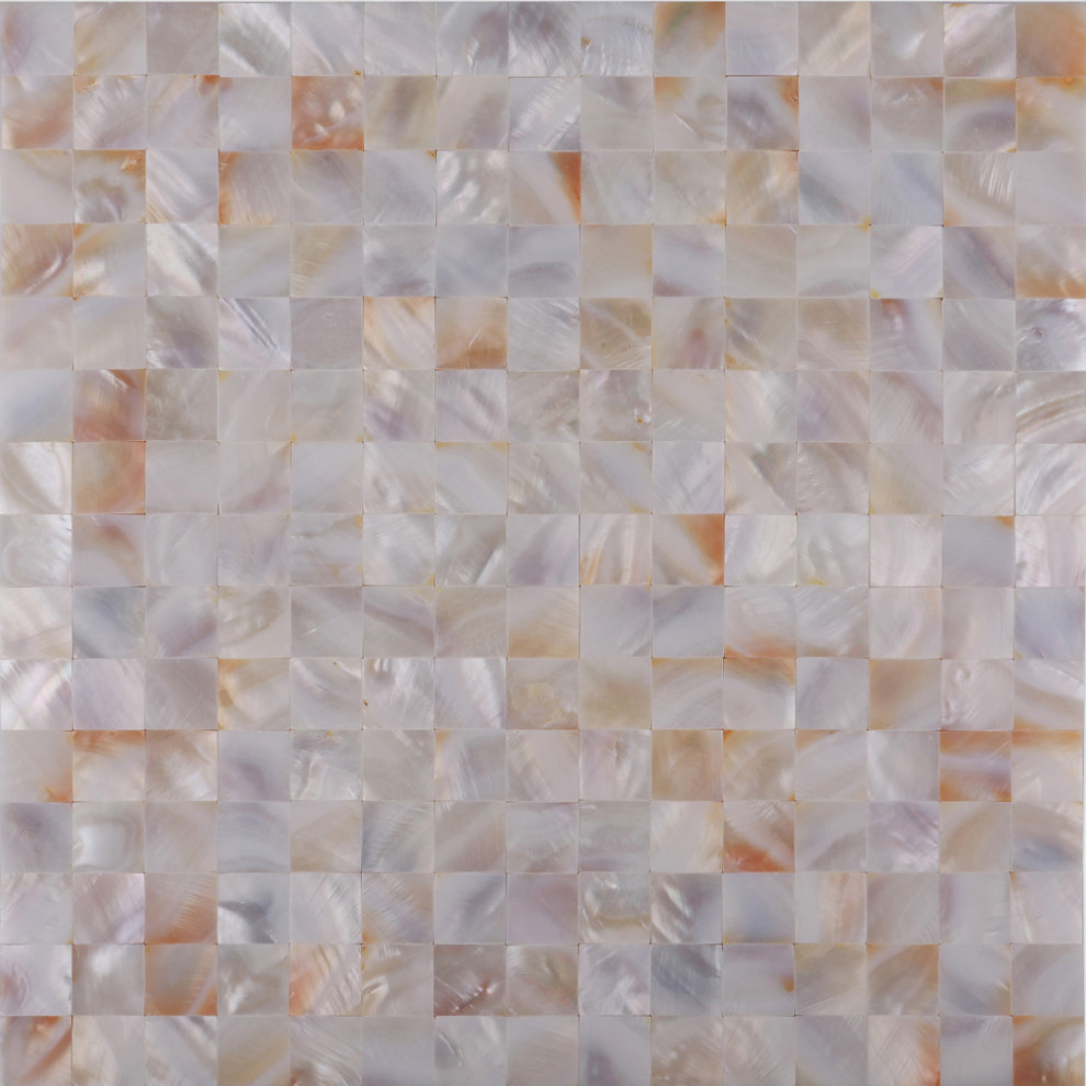 Chois Freshwater Wall Tile Mother Of Pearl Shell Backsplash Mosaic ...