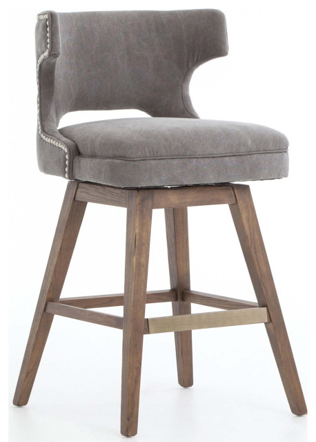 Ashford Task Counterstool With Swivel Base - Transitional - Bar Stools ...