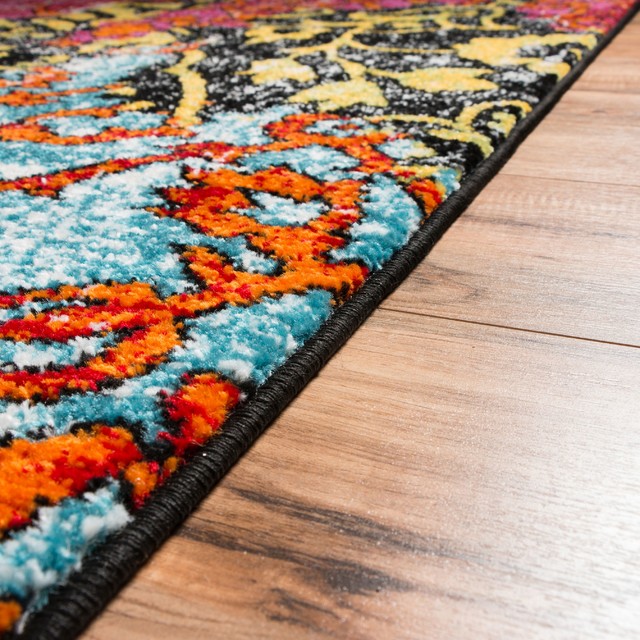 Well Woven Viva Rug, Multi, 7'10"x9'10" - Contemporary - Area Rugs - by ...
